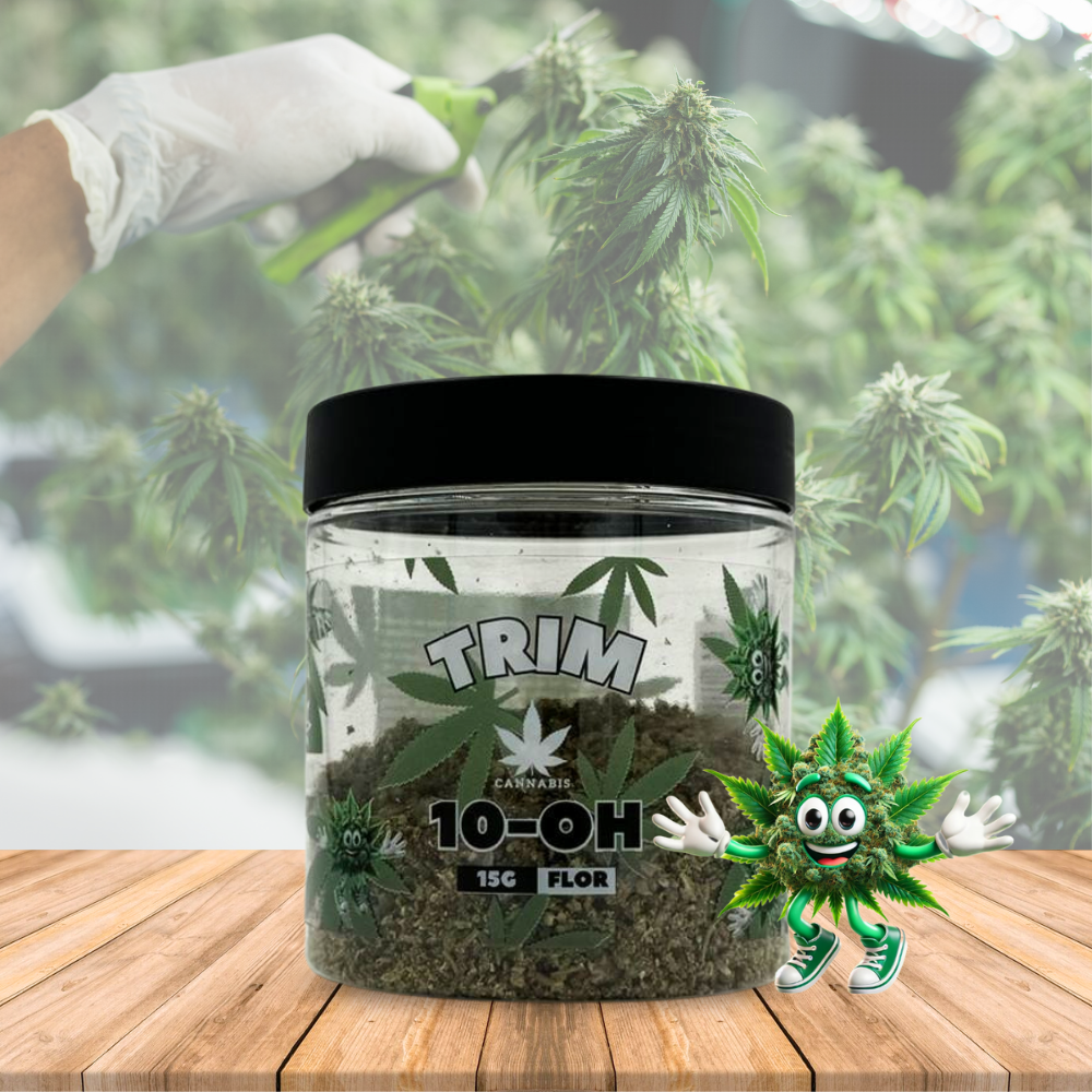 Flor de 10-OH Trim 50%, 15 Gramas – TABU CBD